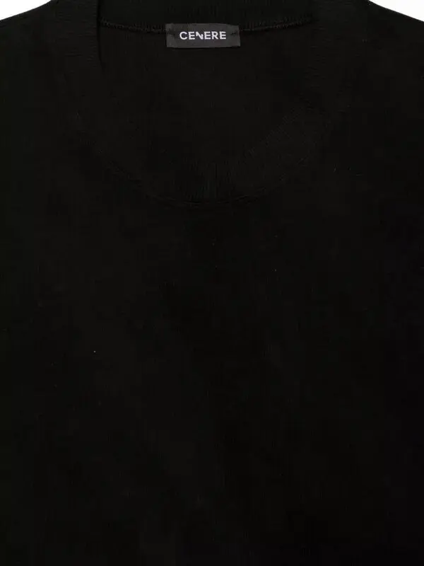 CENERE GB Ribbed-trim T-shirt