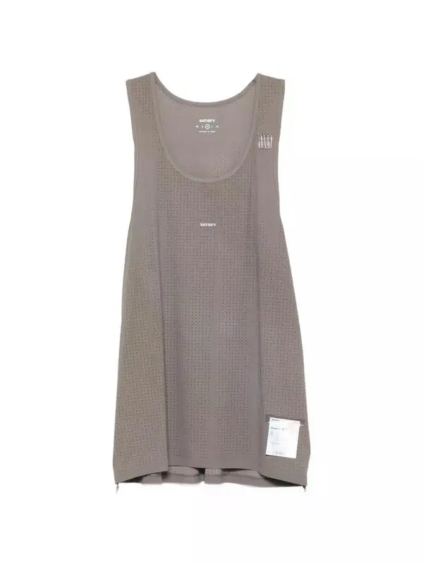 Satisfy Space-o Perforated Vest - Grey