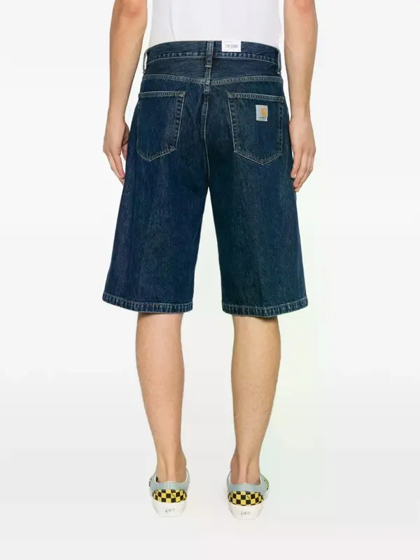 Carhartt Work In Progress Stone-washed Denim Shorts