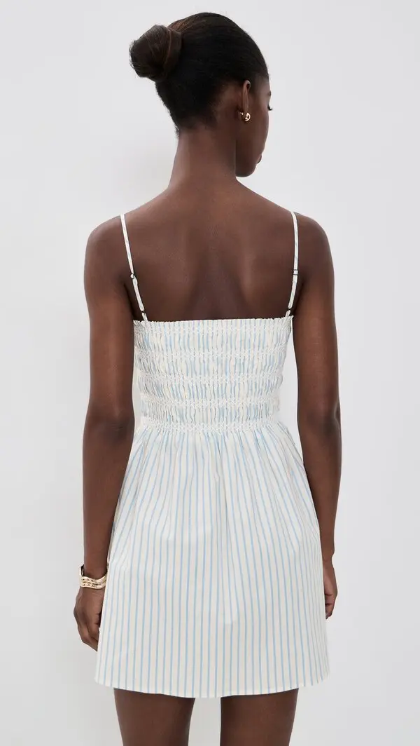PISTOLA Mina Smocked Bodice Mini Dress - Coast