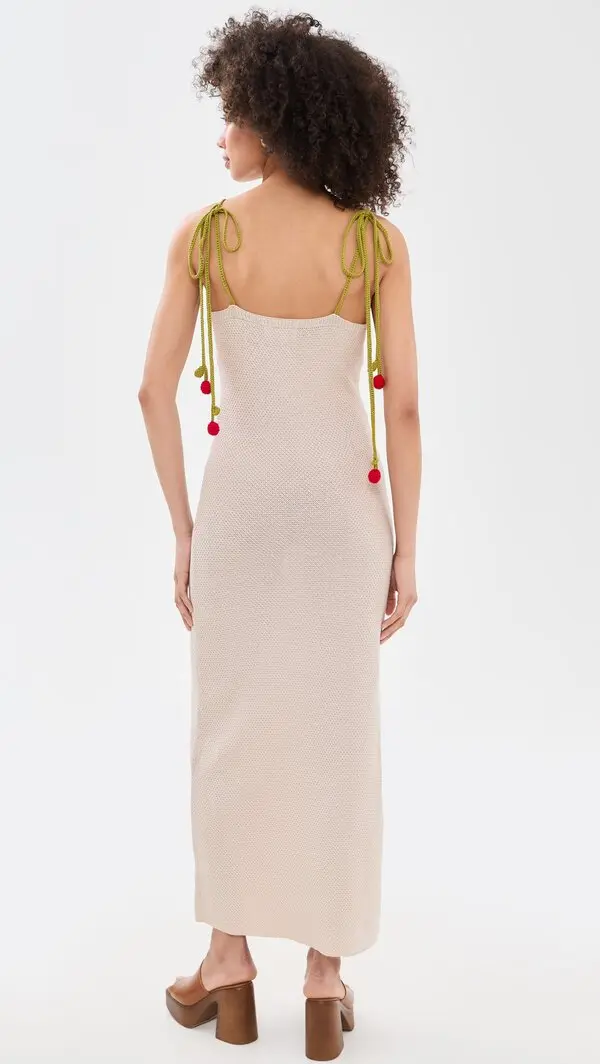 ANOTHER GIRL Cherry Strap Cami Midi Dress