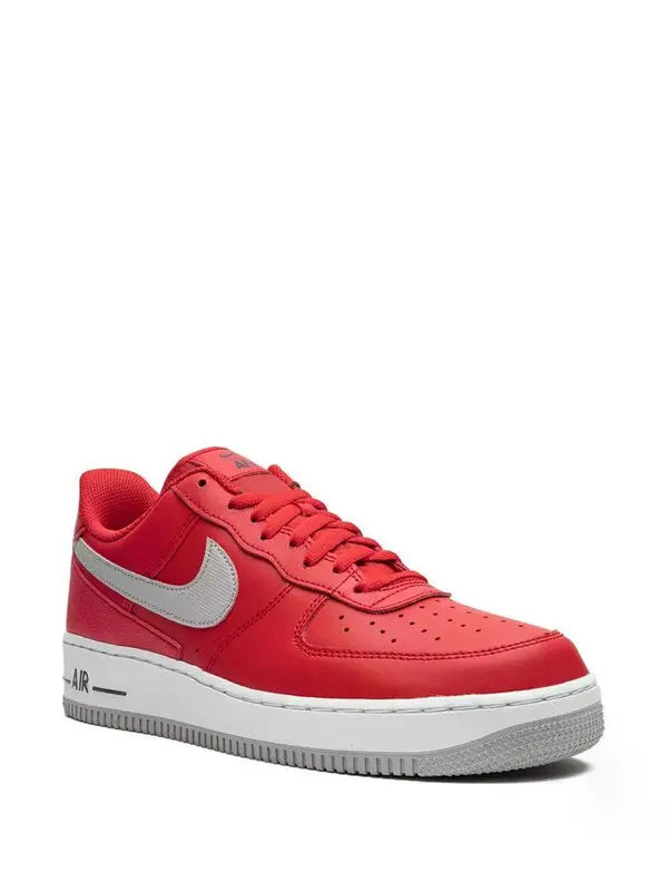 Nike Force 1 Low Technical Stitch Sneakers - Red