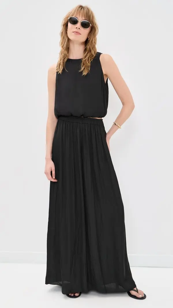 LA LIGNE Sleeveless Bubble Hem Top