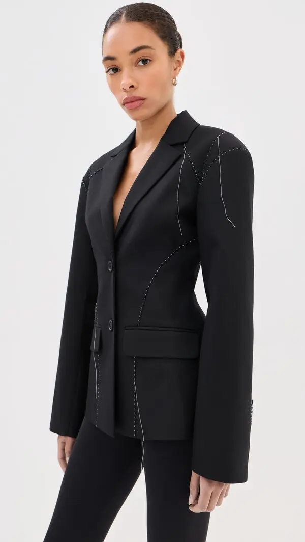 Off-White Stitch Fitted Blazer