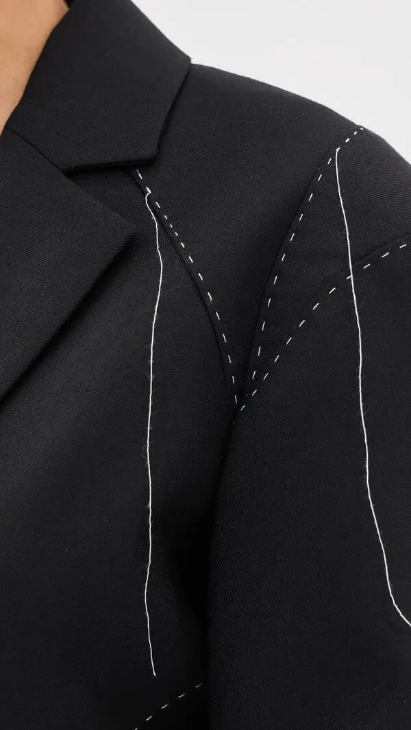 Off-White Stitch Fitted Blazer