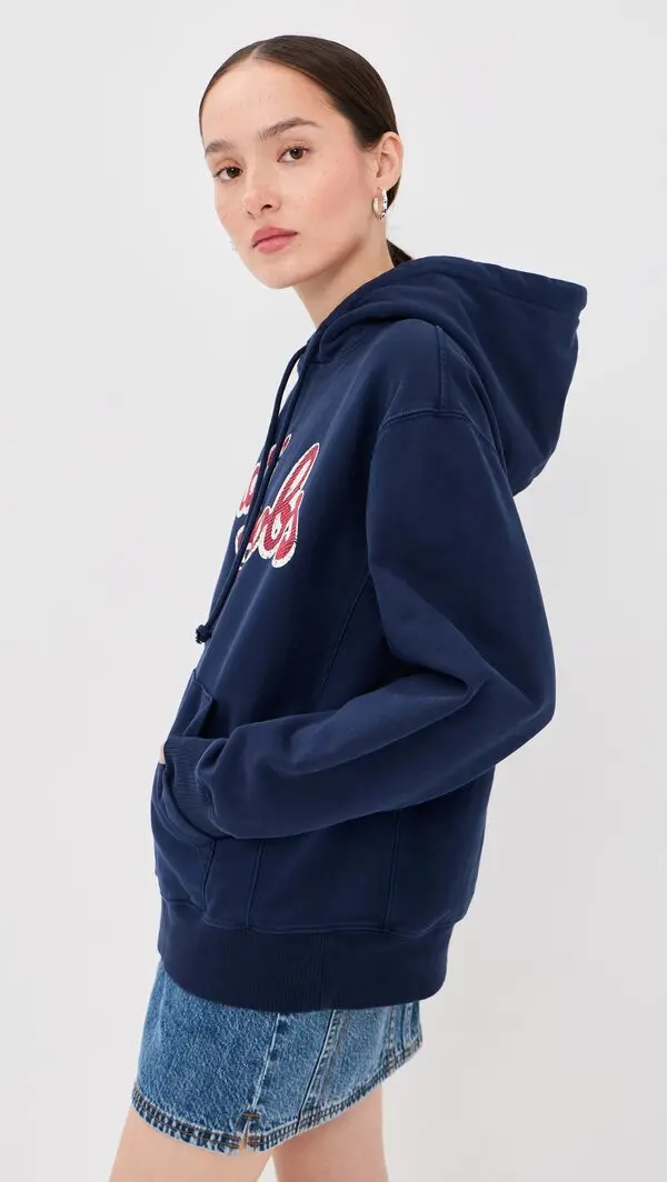 Marc Jacobs Logo Hoodie - Navy Multi