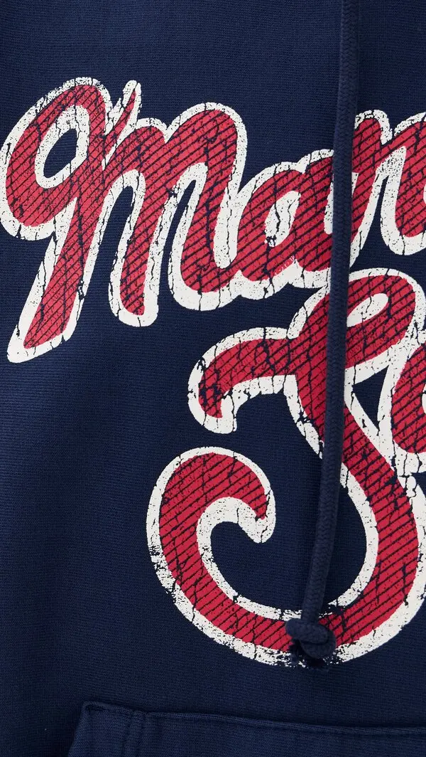 Marc Jacobs Logo Hoodie - Navy Multi