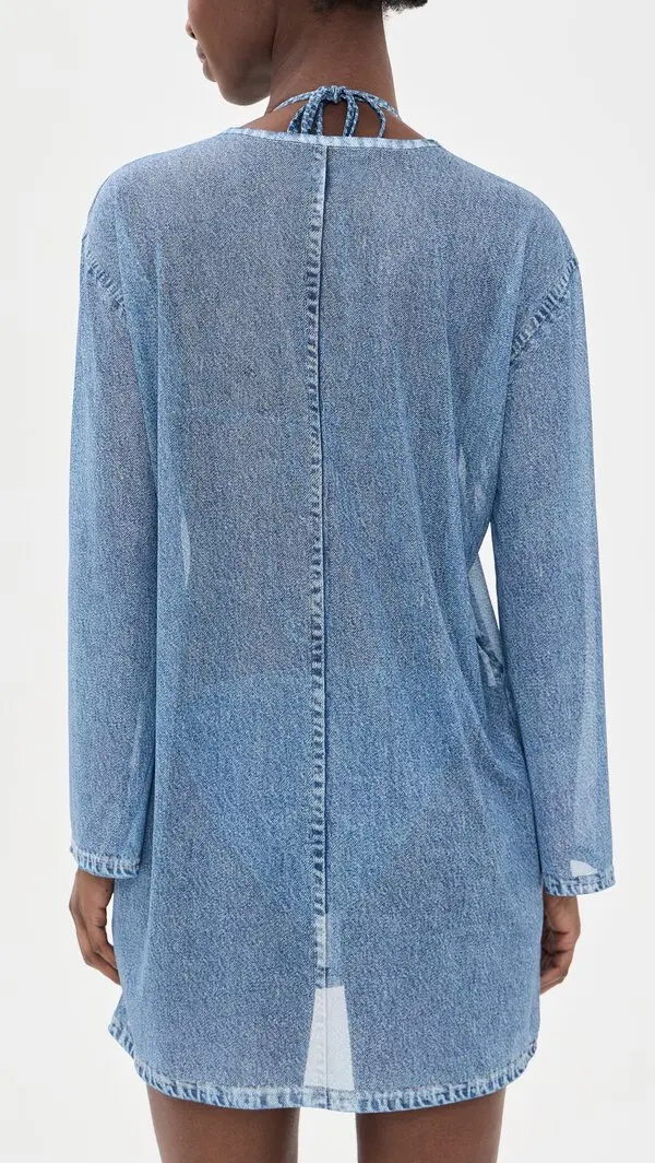 Rag & Bone Miramar Mesh Coverup Dress