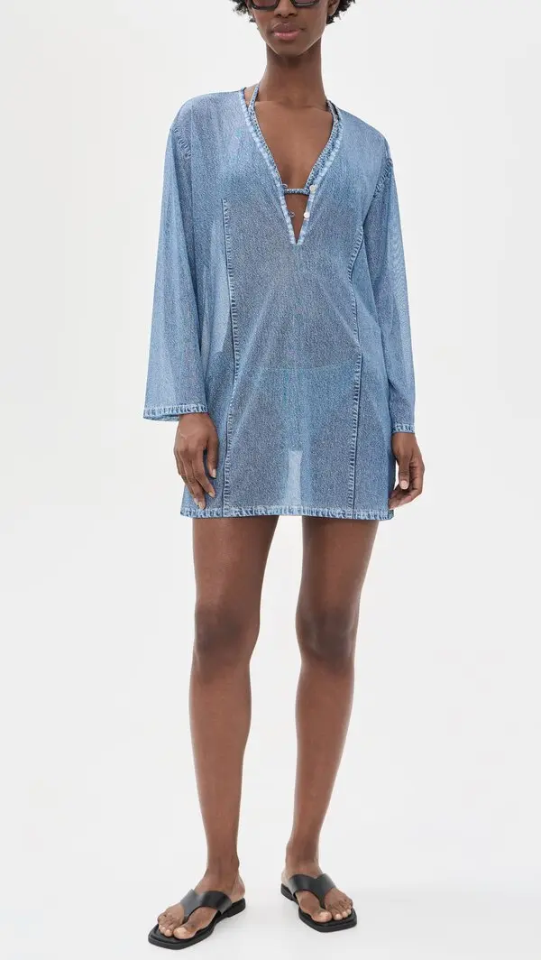 Rag & Bone Miramar Mesh Coverup Dress