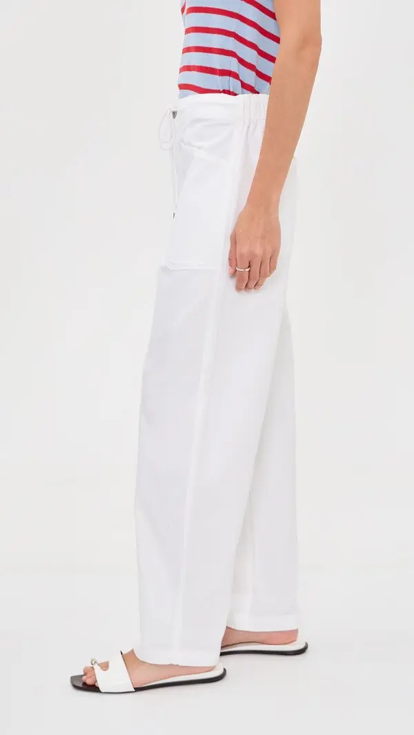 DAZE Villa Drawstring Barrel Pants - Lamb