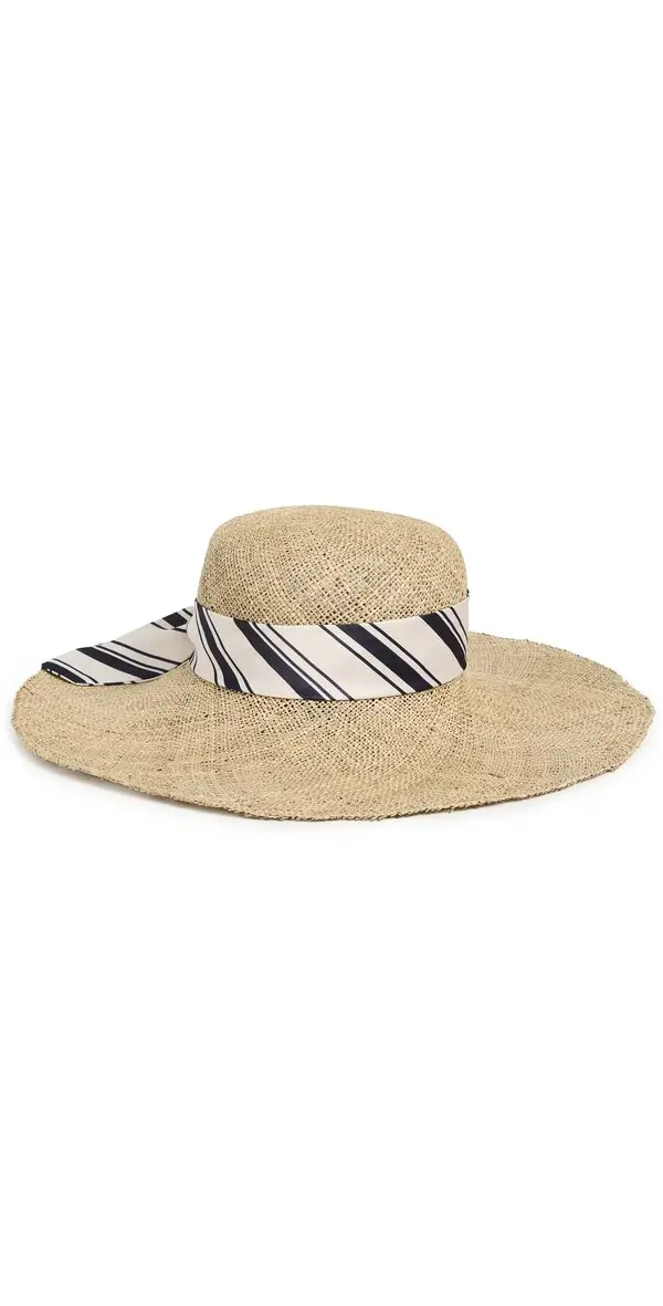 Rag & Bone Garden Hat - Black White Stripe