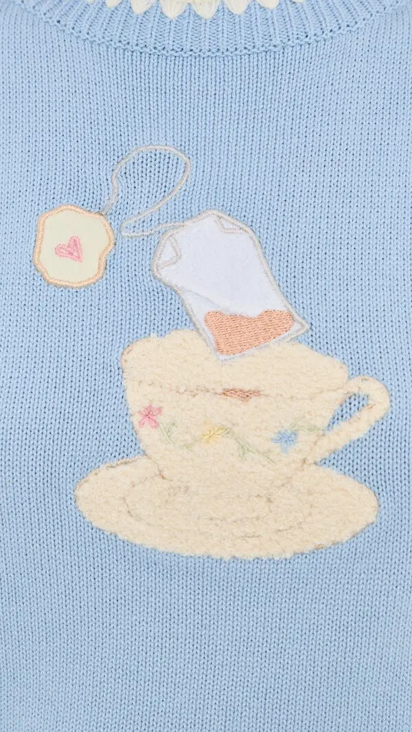 ANOTHER GIRL Teacup Knitted Tank