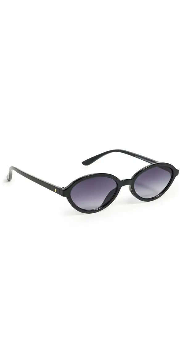 AIRE Pyxis Oval Sunglasses - Black