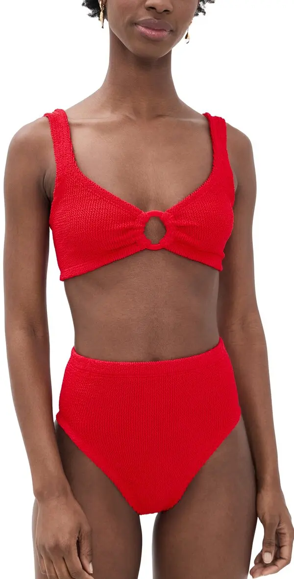 Hunza G Nadine Bikini Set - Red
