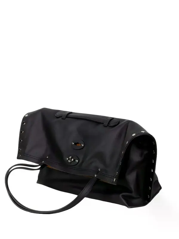 ZANELLATO Medium A'spasso Leather Tote Bag - Black
