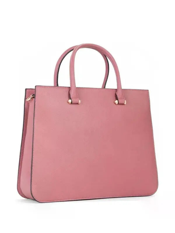 MARIO VALENTINO Grained Logo-lettering Tote Bag