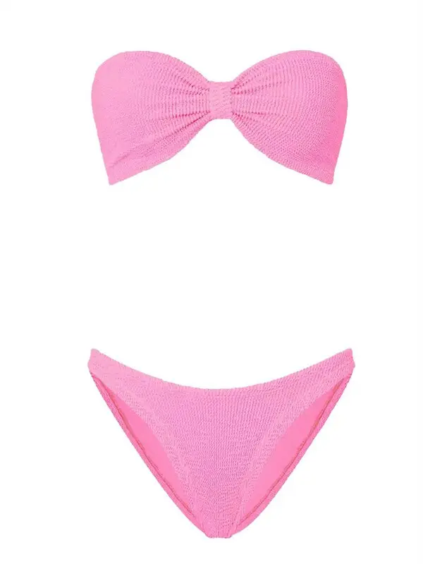 HUNZA Bikini Top And Bottom Set - Bubblegum