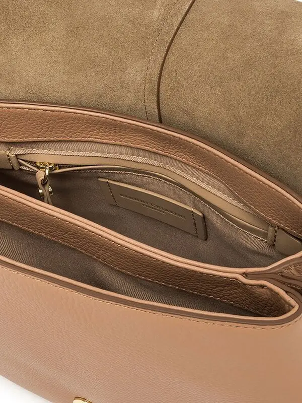 GIANNI CHIARINI Firenze Helena Round Leather Bag - Clay
