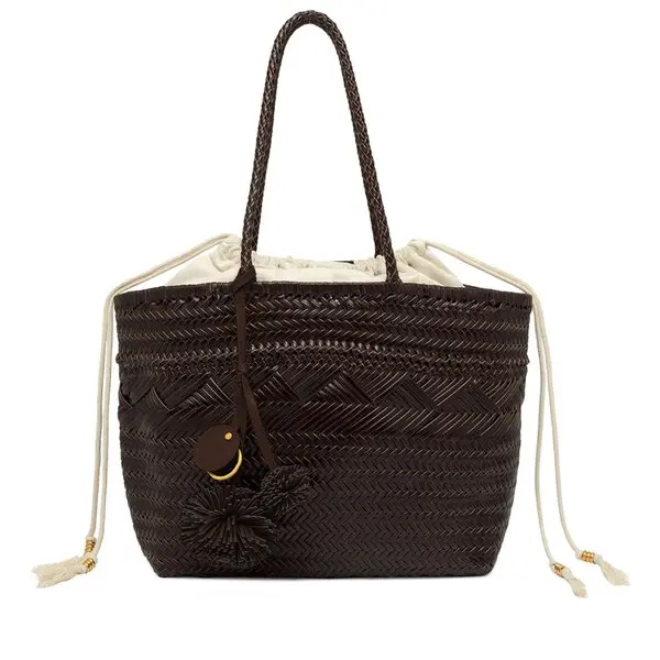 GIANNI CHIARINI Firenze Paloma Leather Bag - Choco