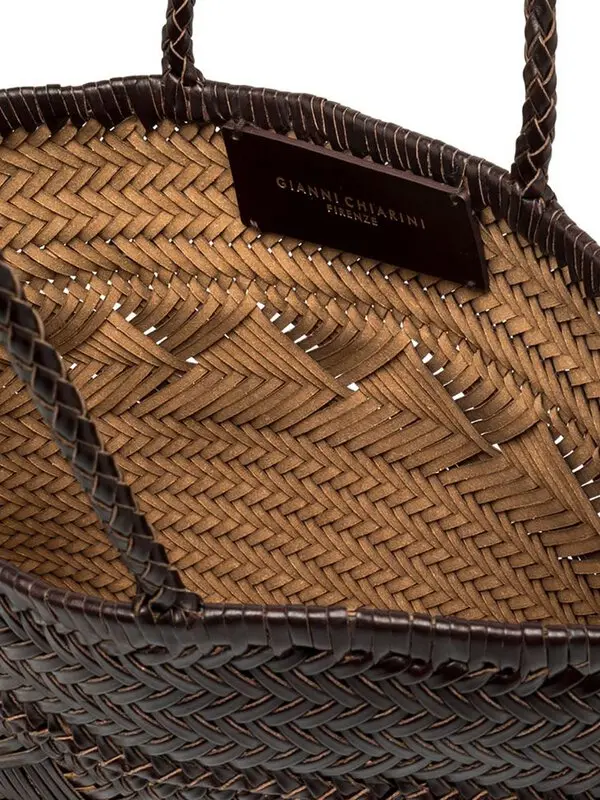 GIANNI CHIARINI Firenze Paloma Leather Bag - Choco