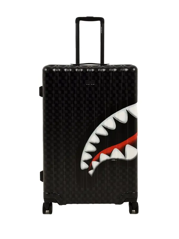 SPRAYGROUND Shark Mouth Luggage - Black