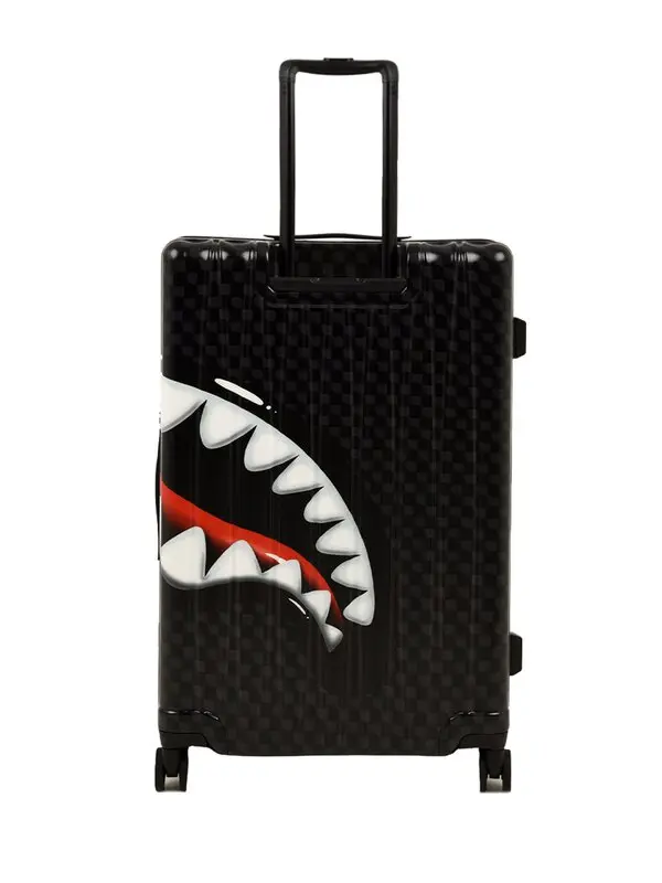 SPRAYGROUND Shark Mouth Luggage - Black