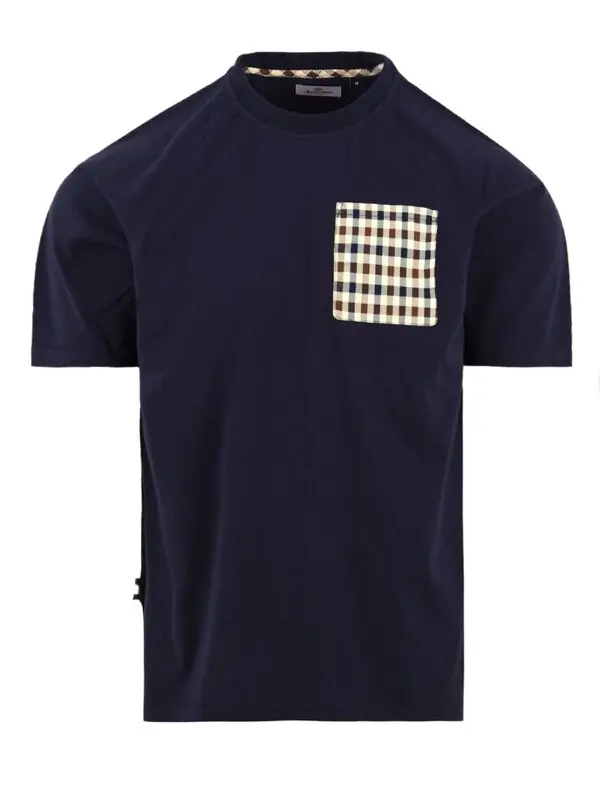 Aquascutum Club Check Pocket T-shirt