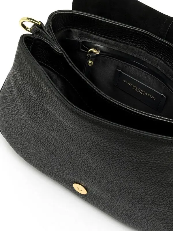 GIANNI CHIARINI Firenze Helena Round Bag - Nero