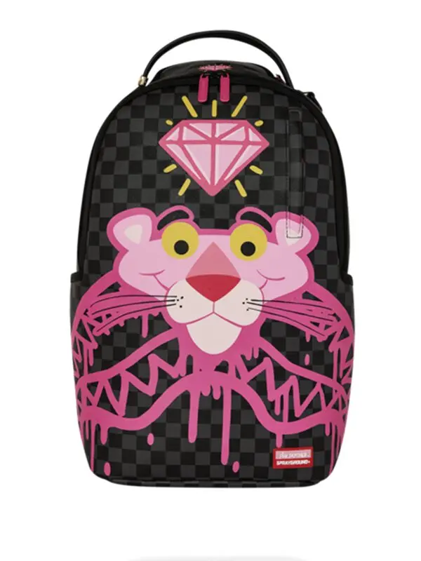SPRAYGROUND Pink Panther Diamond Backpack - Black