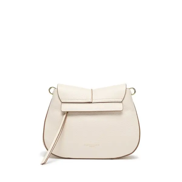 GIANNI CHIARINI Firenze Helena Round Leather Bag - Marble