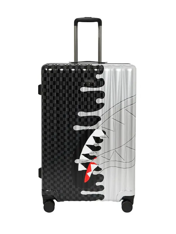 SPRAYGROUND Printed Trolley Suitcase - Silver