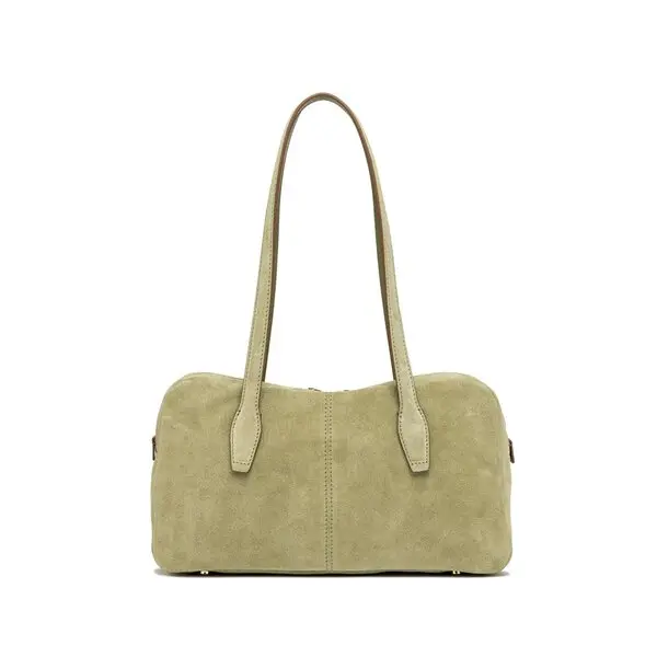 GIANNI CHIARINI Firenze Aryna Suede Bowling Bag - Willow