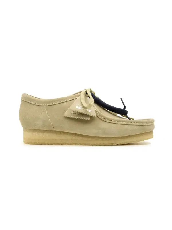 Clarks Wallabee Suede Lace-up Shoes - Maple Suede