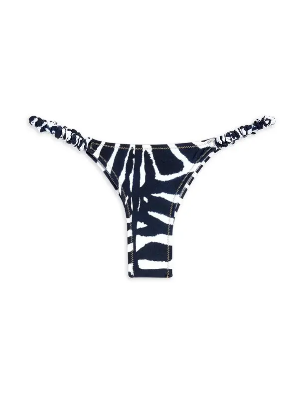 REINA OLGA Scrunchie Bottoms - Blue Zebra