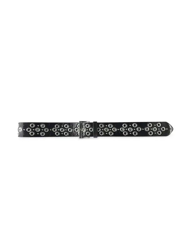 Zadig&Voltaire Starlight Eyelets Belt - Black