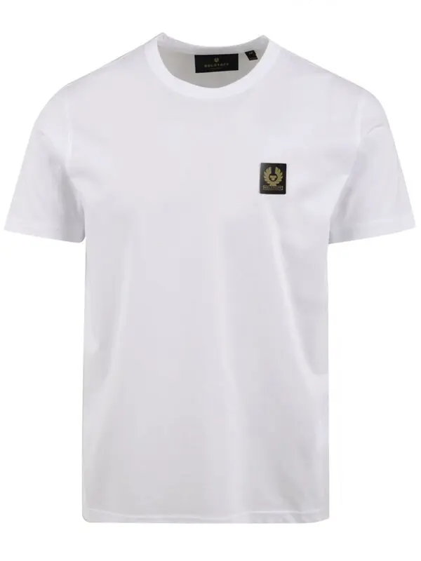Belstaff Cotton T-shirt With Phoenix Applique - White