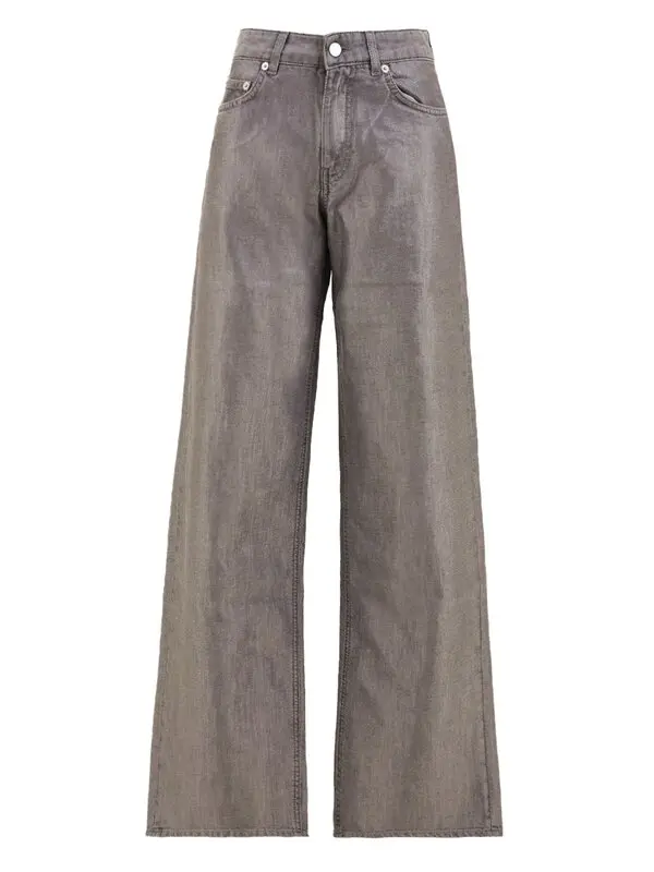 SIVIGLIA Laminato Denim Wide Leg Jeans