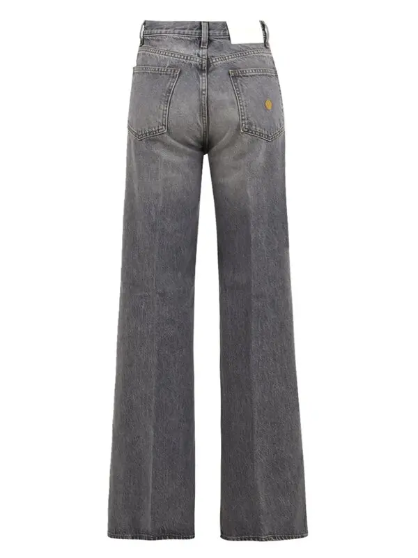 DON THE FULLER Wash Flare Jeans - Grey