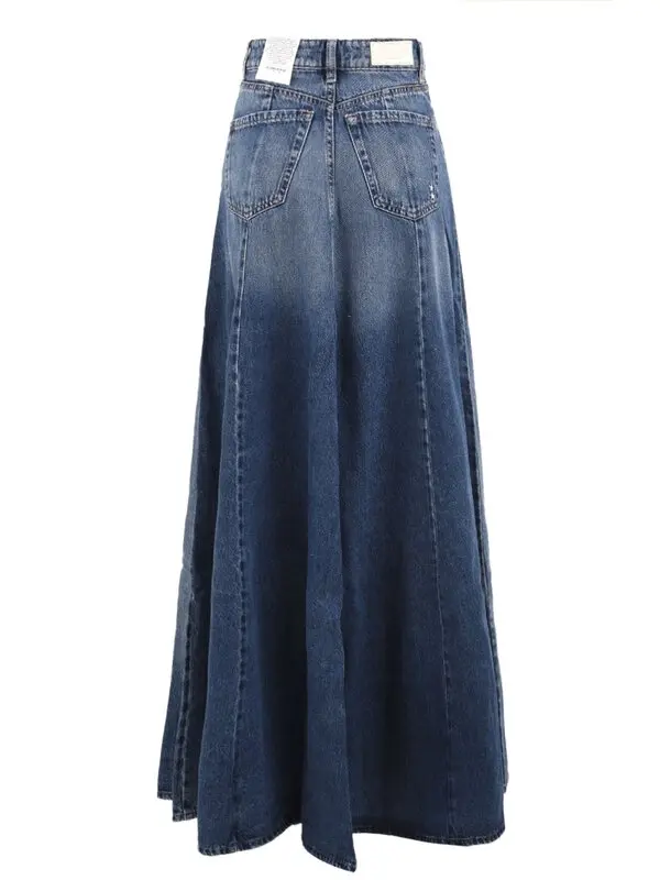 ICON DENIM LOS ANGELES Oversized Maxi Skirt