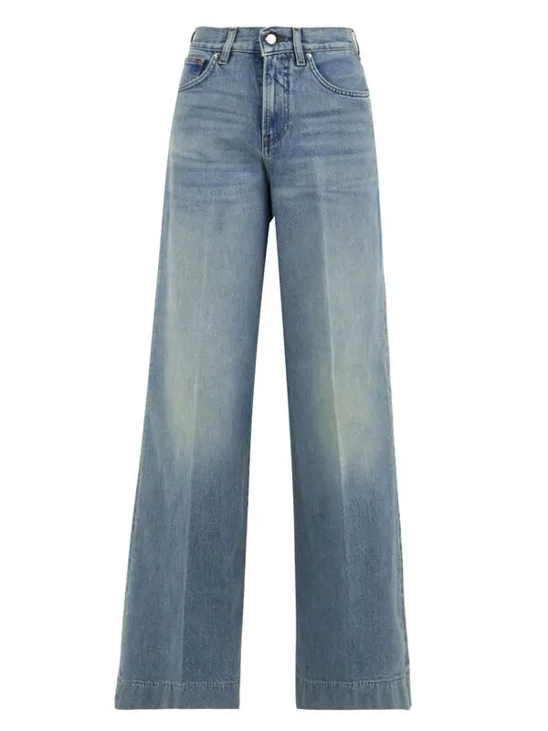 DON THE FULLER Wide Leg Jeans - Blue