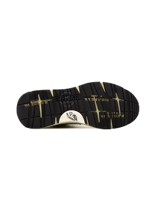 Premiata With Logo Detailing - White
