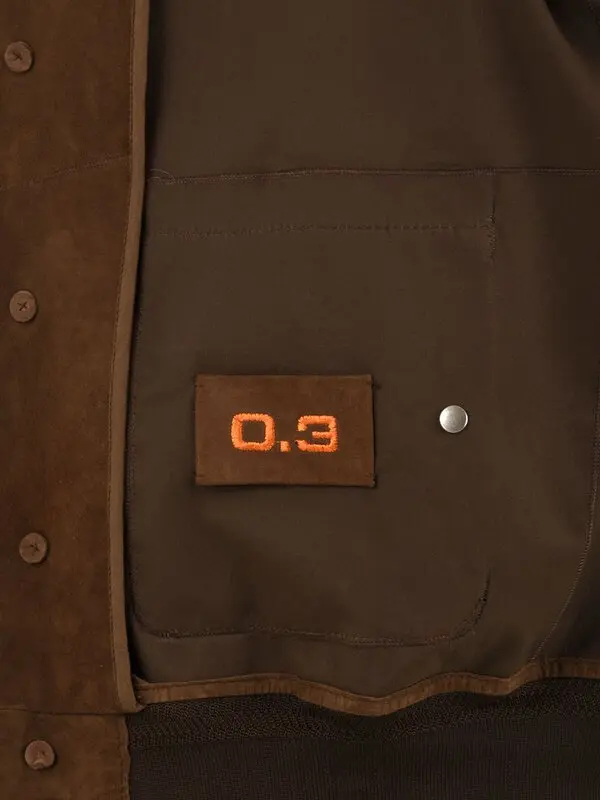 THE JACK LEATHERS Suede Button-front Jacket - Pecan