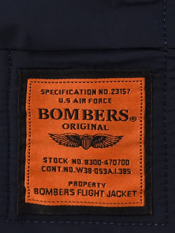 BOMBERS Nylon Zip-up Bomber Jacket