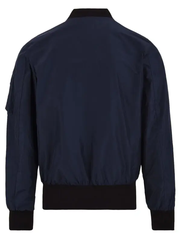 BOMBERS Nylon Zip-up Bomber Jacket