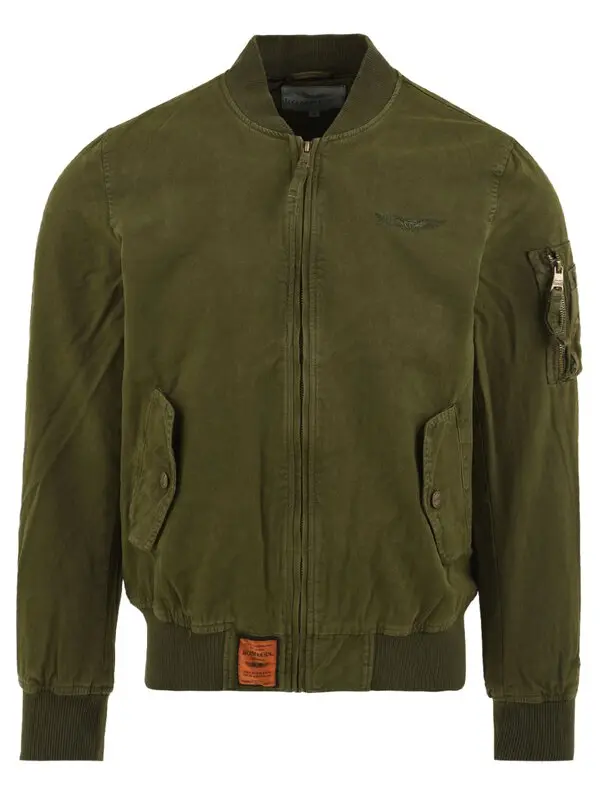 BOMBERS Zip-up Cotton Jacket