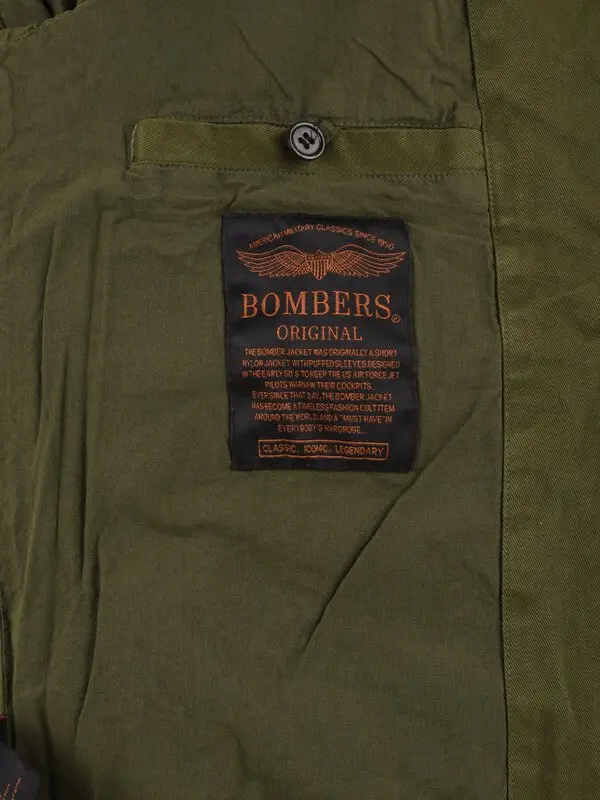 BOMBERS Zip-up Cotton Jacket