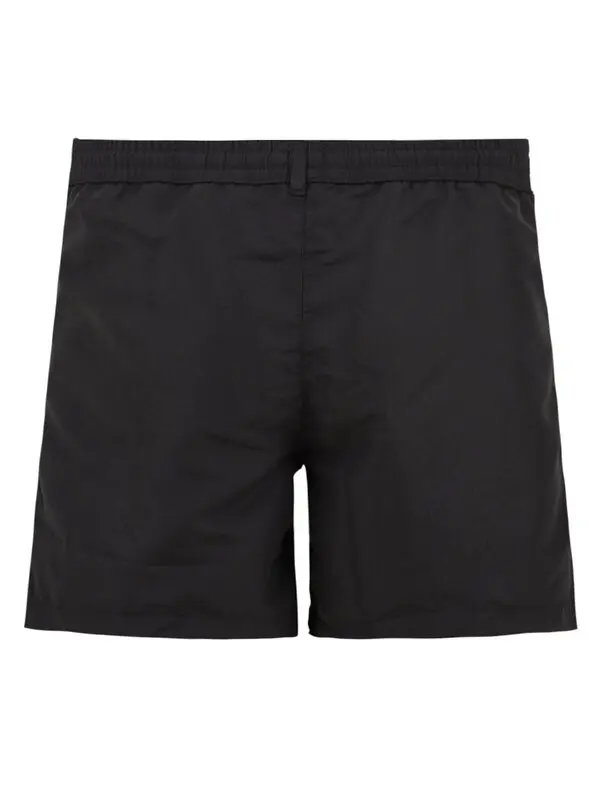 Paul Smith Swim Shorts With Zebra Logo - Black