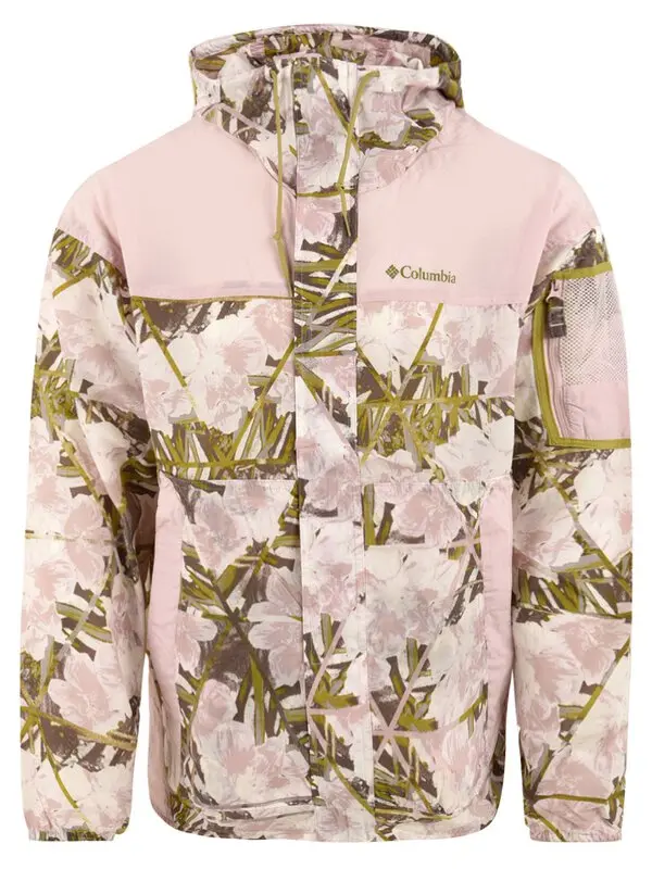 Columbia Challenger Printed Windbreaker Jacket - Pink Agate Florascope/black