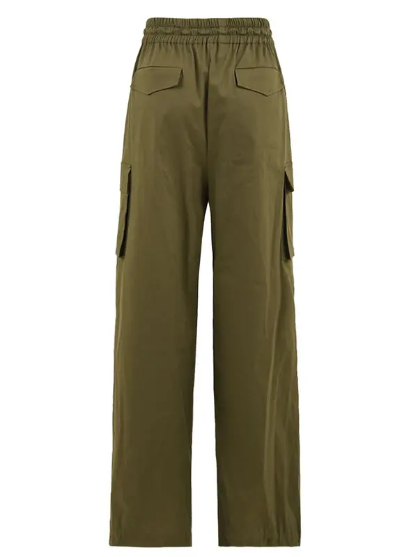 ANIYE BY Cargo Drawstring Trousers - Army