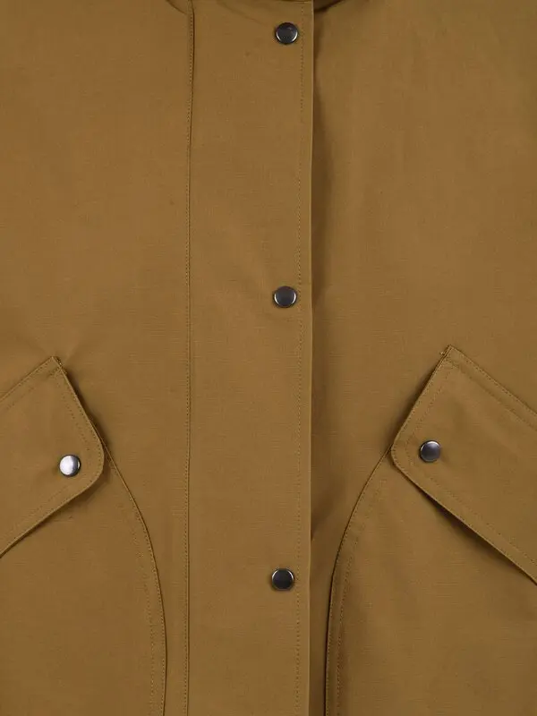 Aspesi Short Lightweight Jacket With Neck Closure Detail